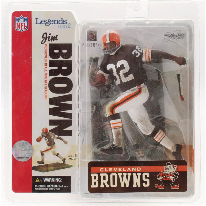 NFL Legends series 2 JIM BROWN action figure (Cleveland Browns) by McF ...